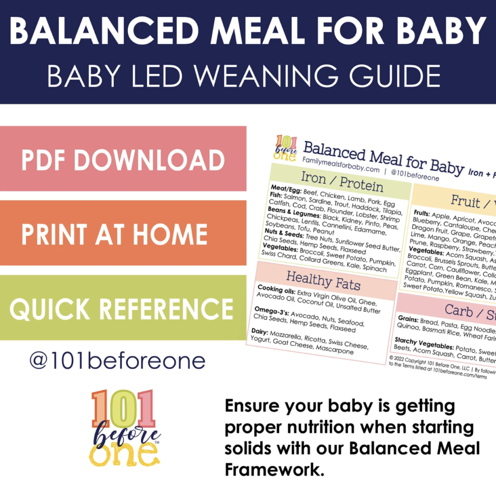 Balanced Meal Combinations for Baby